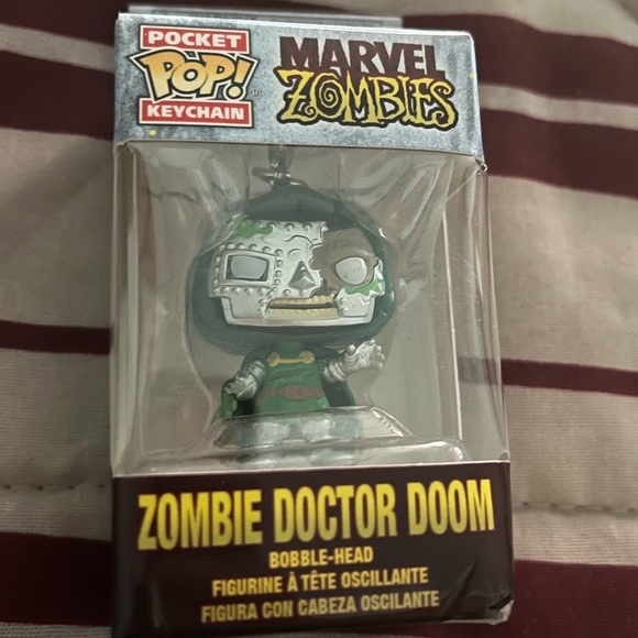 Funko | Accessories | Funko Marvel Zombies Pop Marvel Dr Doom Keychain ...